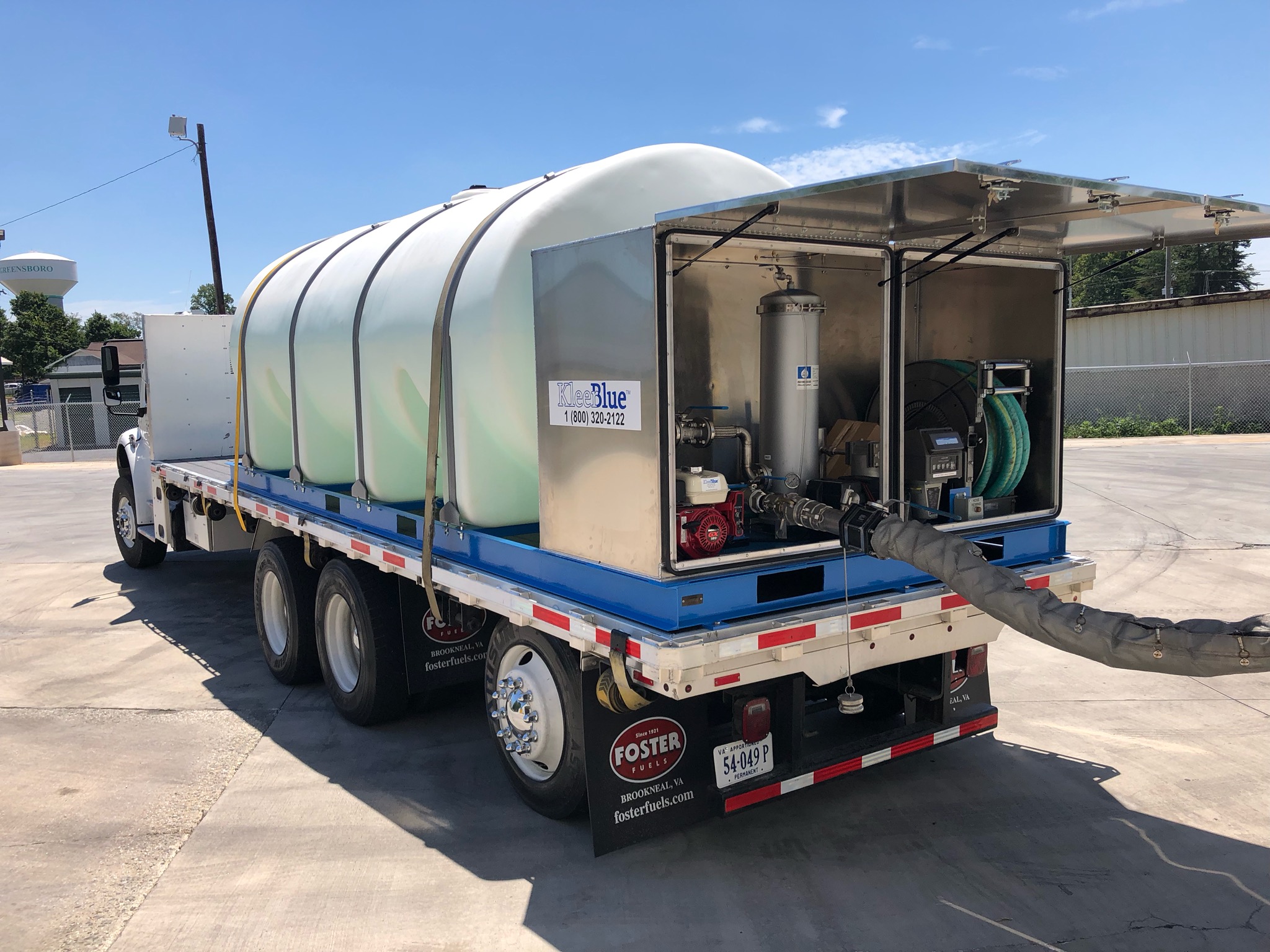 Elliptical Poly Tank & Pump Delivery Skid | KleerBlue Solutions Diesel ...